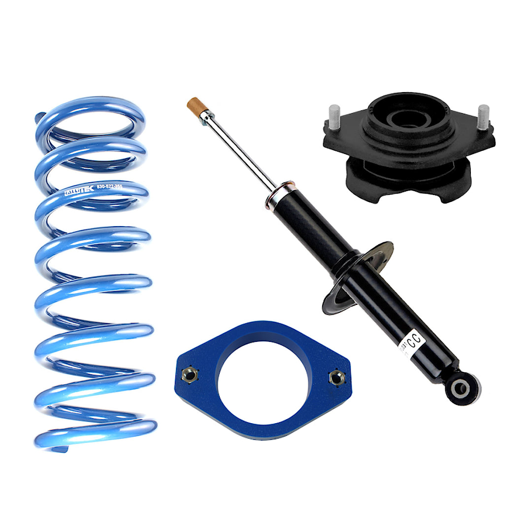 RalliTek 1-3/8" Rear Raised Springs & OEM Struts - Fits 2010-2014 Suba ...