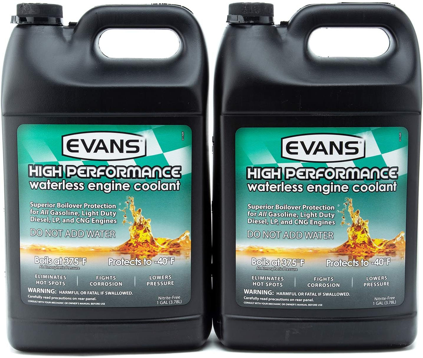EVANS Coolant EC53001 High Performance Waterless Coolant (Pack of 2 ...