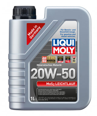 Liqui Moly MoS2 Antifriction Motoroil 20W-50 - 5L — EDO Performance
